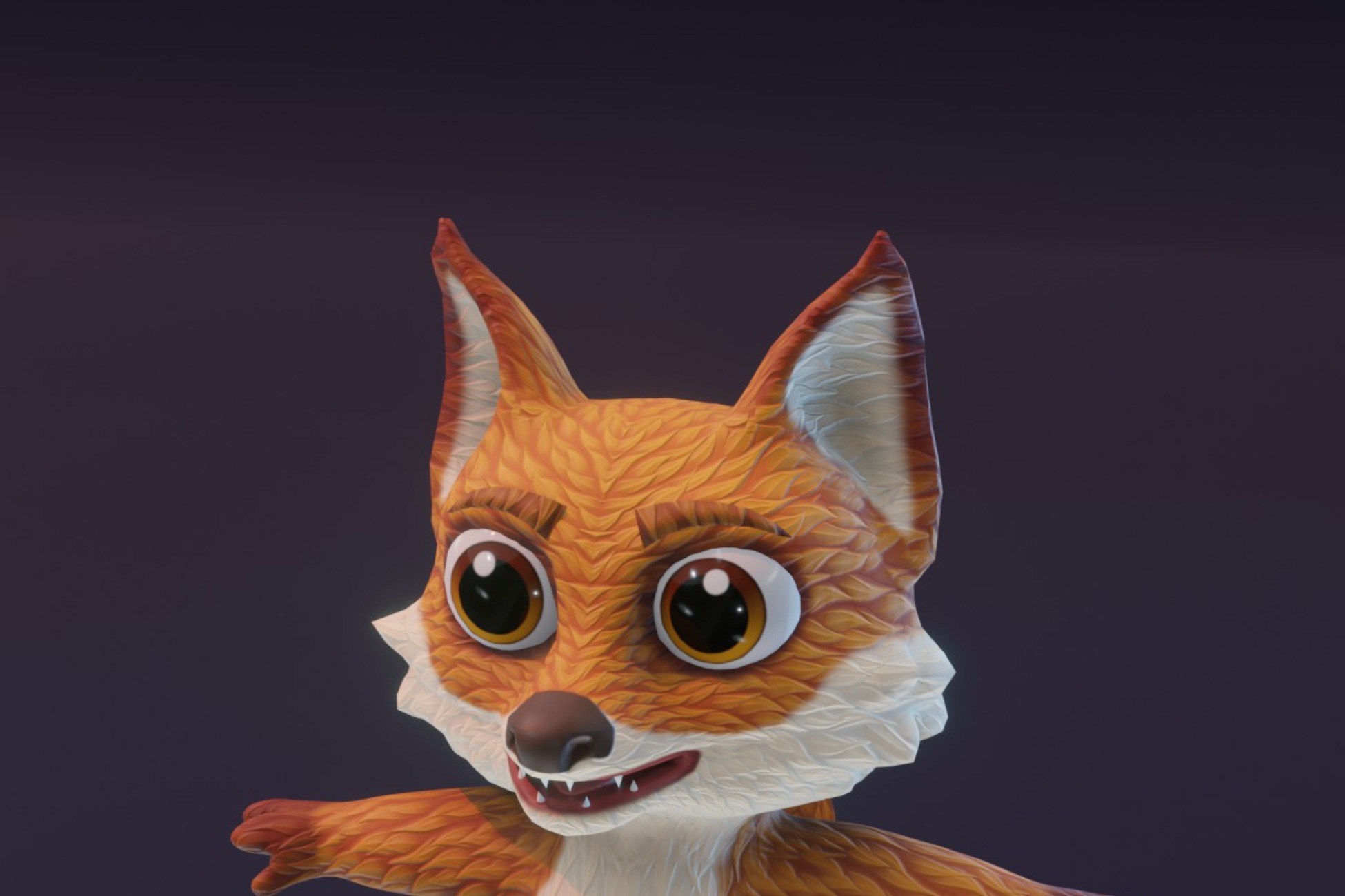 Cartoon Fox Animated 3D Model | Characters | Unity Asset Store