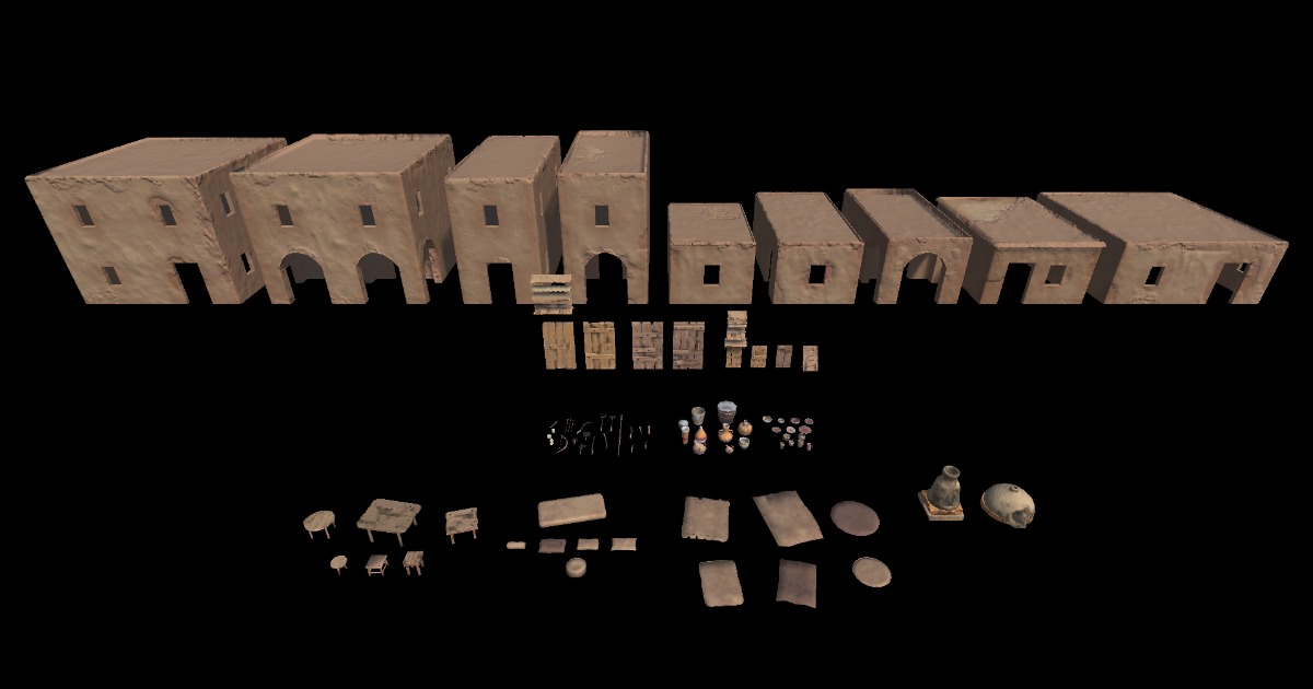 desert houses & props | 3D Props | Unity Asset Store