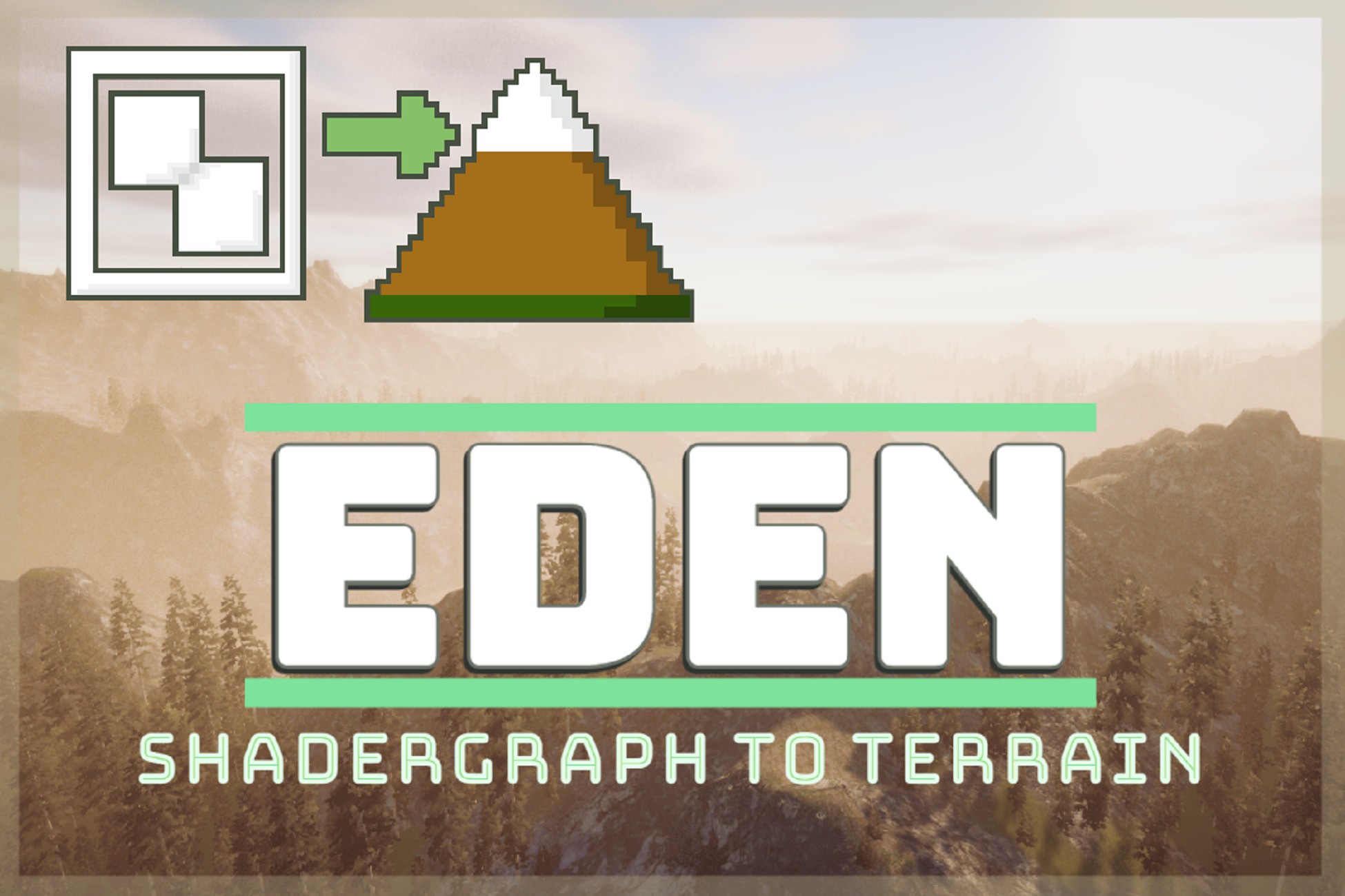 EDEN - Shadergraph to Terrain - Pocedural Terrain Generator | Terrain | Unity Asset Store