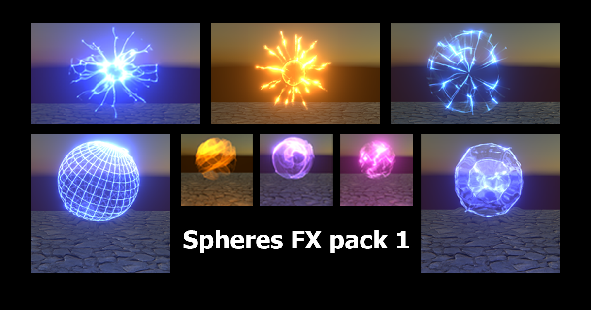 ZE spheresFX pack 1 | Spells | Unity Asset Store
