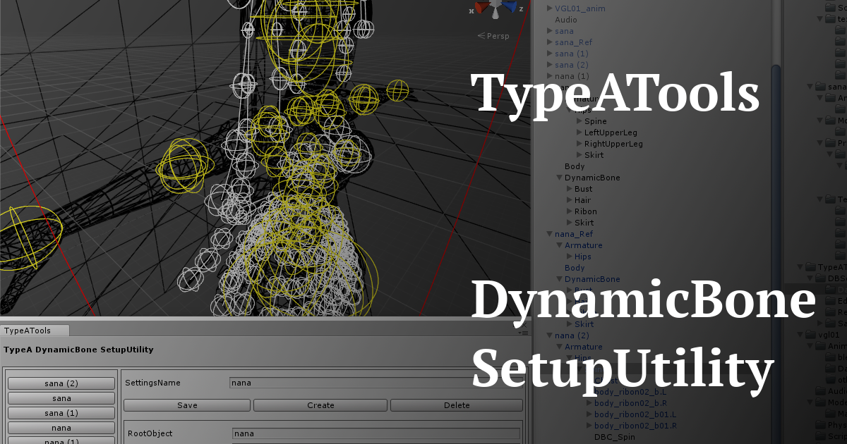 TypeATools DynamicBone Setup Utility | Utilities Tools | Unity Asset Store