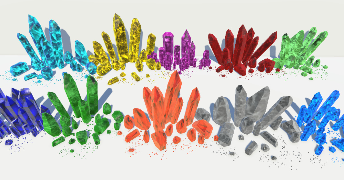 RPG Fantasy Crystal KIT | 3D 소품 | Unity Asset Store