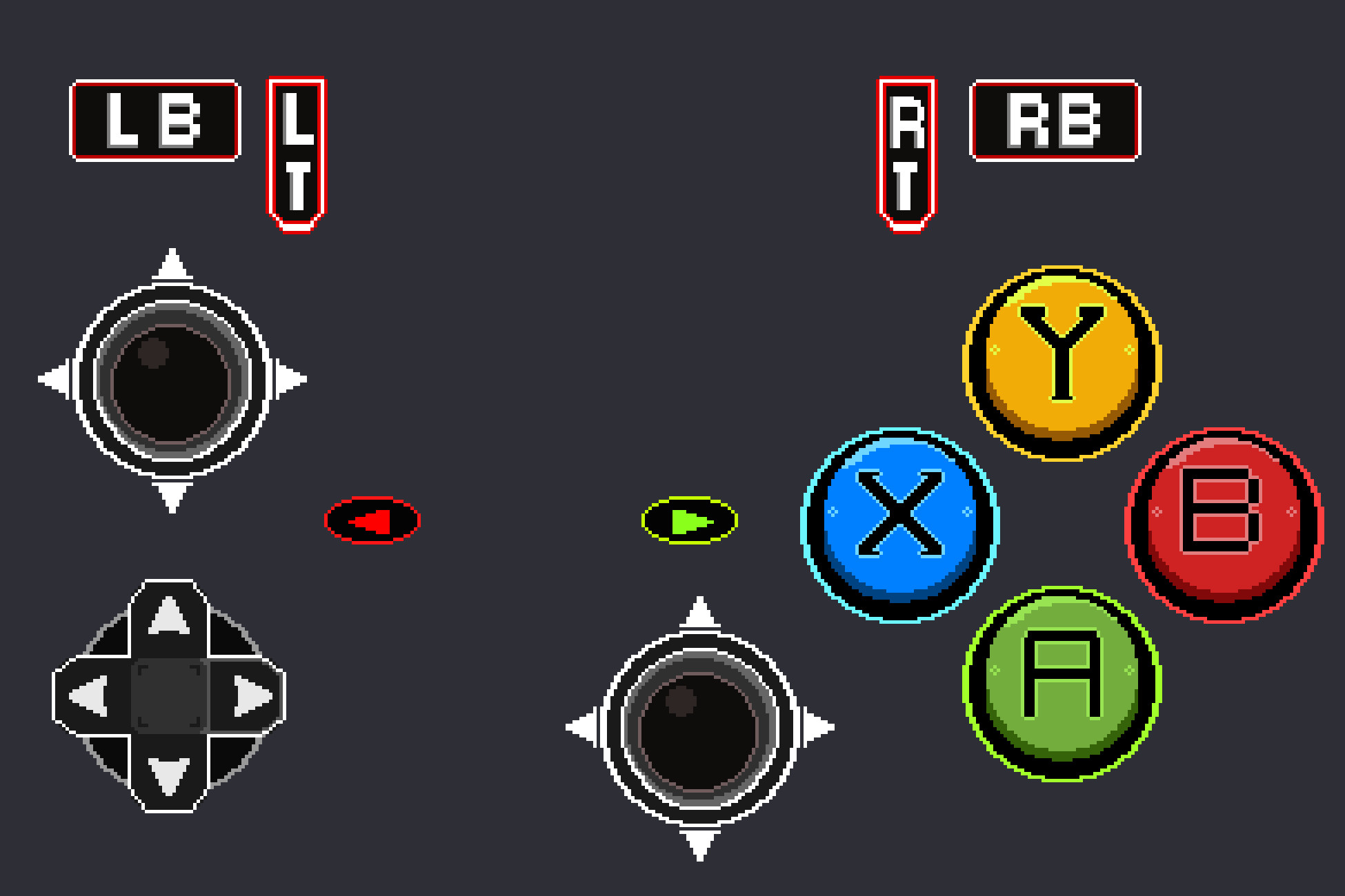 Controller Buttons And Thumbstick 2D Environments Unity Asset Store