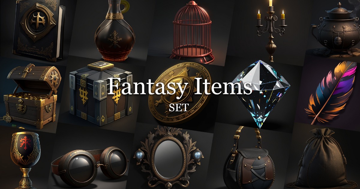 Fantasy Items | 2D Icons | Unity Asset Store