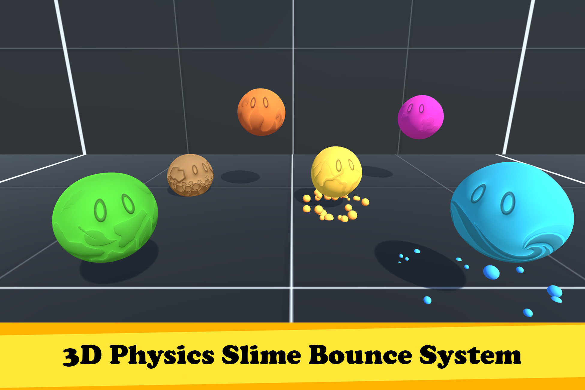 3D Physics Slime Bounce | 시스템 | Unity Asset Store