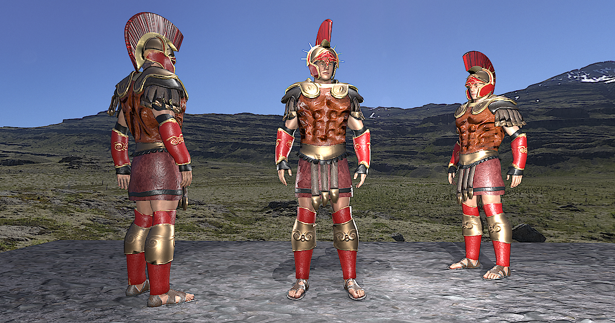 Roman greek soldier | Characters | Unity Asset Store