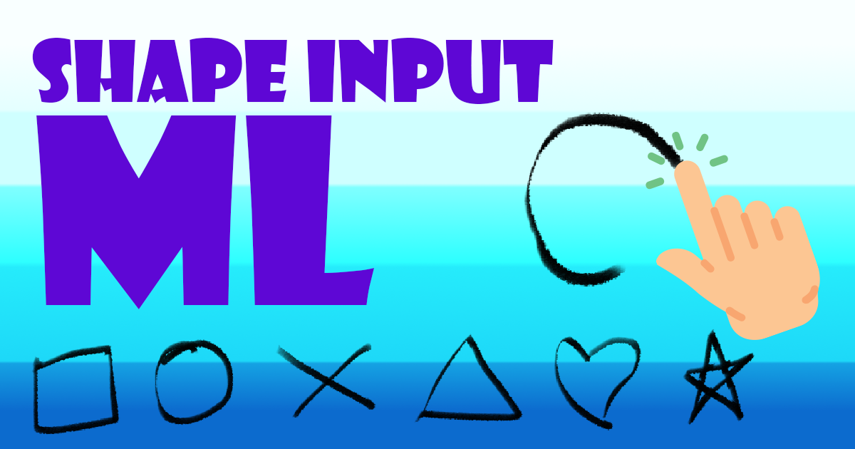 Shapeinput Ml User Drawn Shape Input Machine Learning Unity Asset