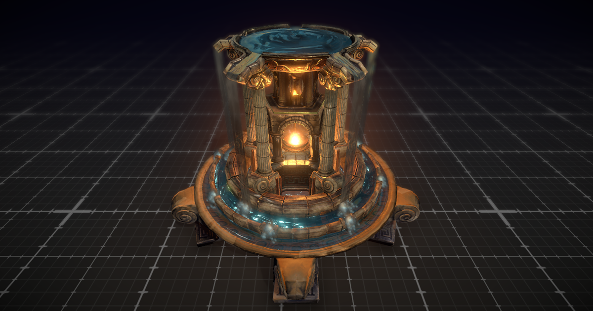 PBR Historic Fountain | 3D Exterior | Unity Asset Store