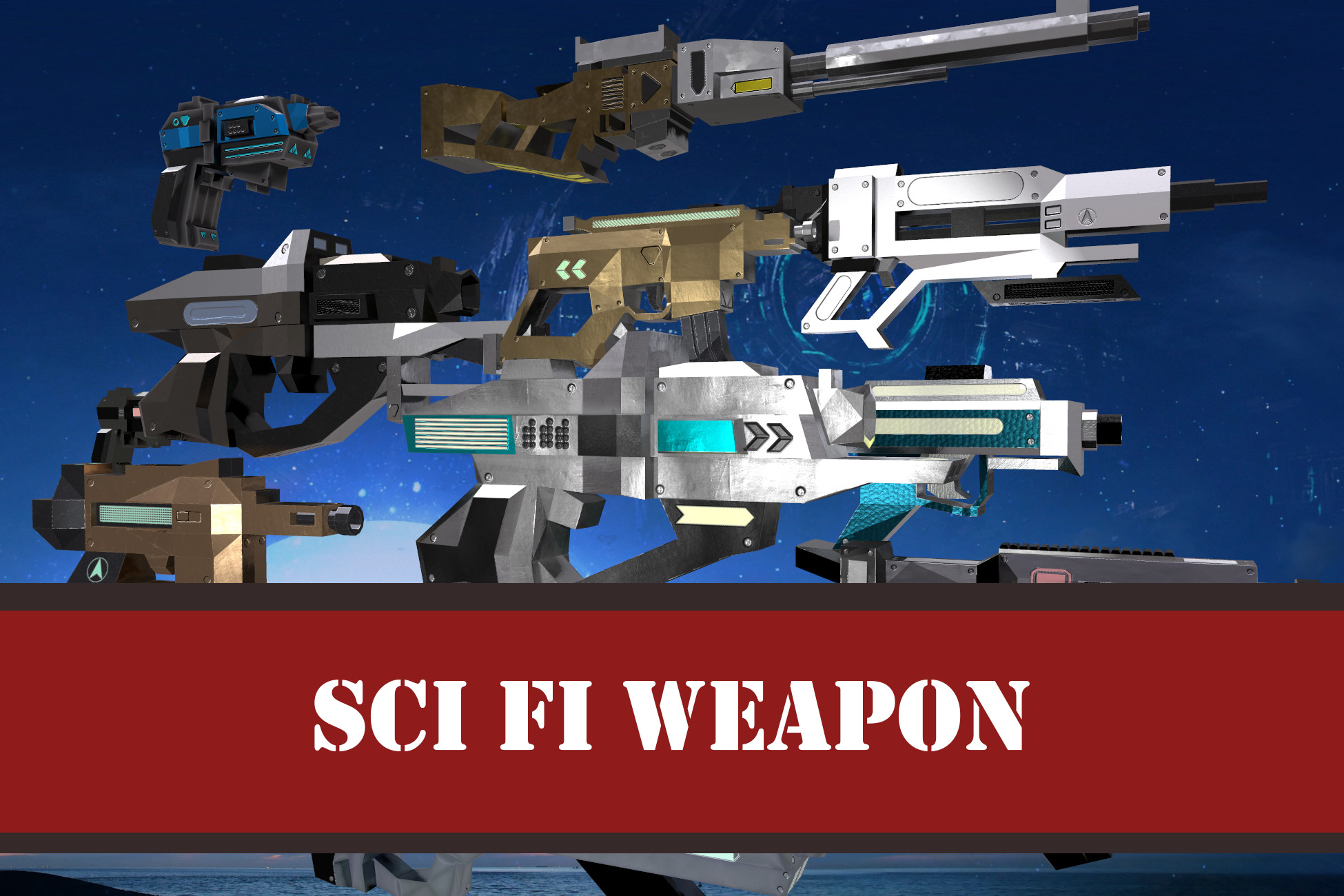 Sci fi weapon | 3D Weapons | Unity Asset Store