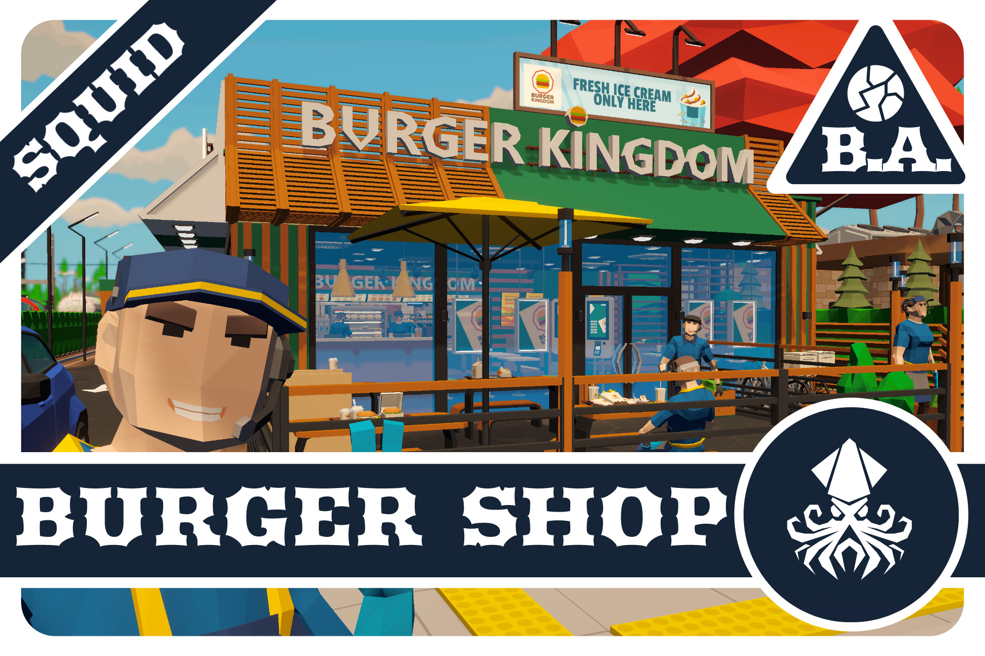 Modular Burger Shop Environment | 3D Urban | Unity Asset Store
