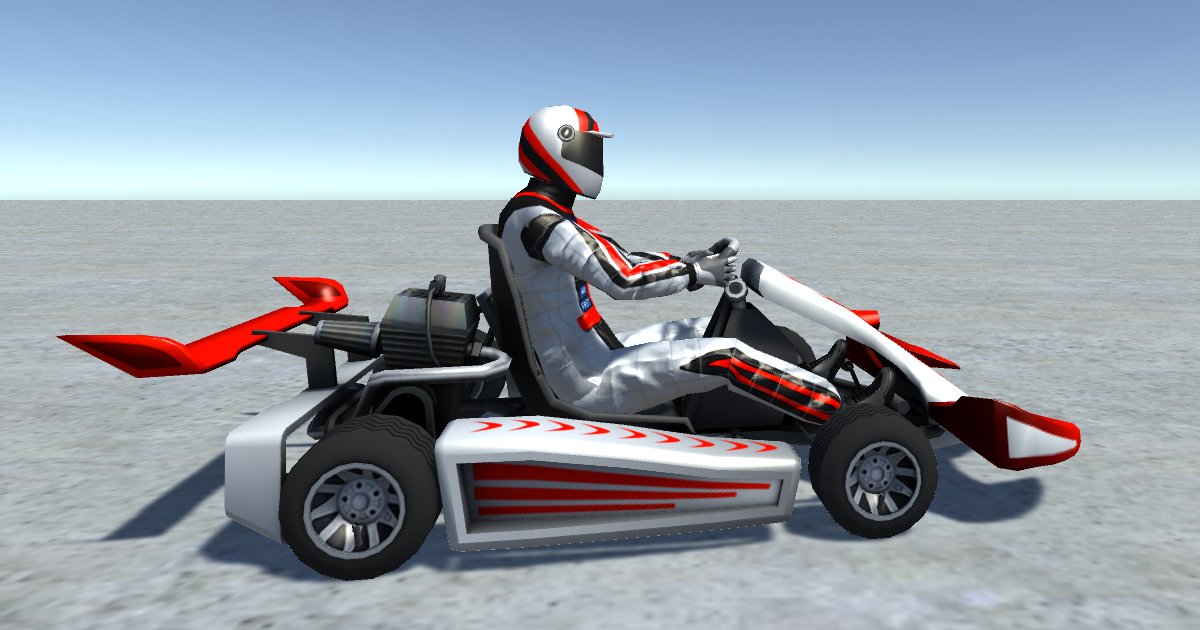 Low Poly Kart With Player 11 | 3D Land | Unity Asset Store