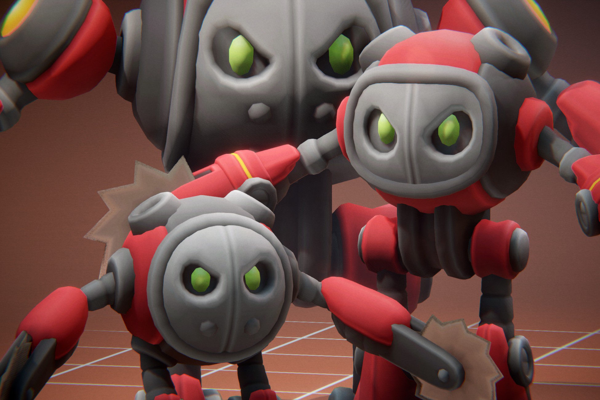 Saw Robot Family - Character + Animations | 3D Robots | Unity Asset Store