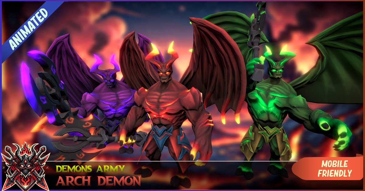 Demons army - Arch Demon | Characters | Unity Asset Store