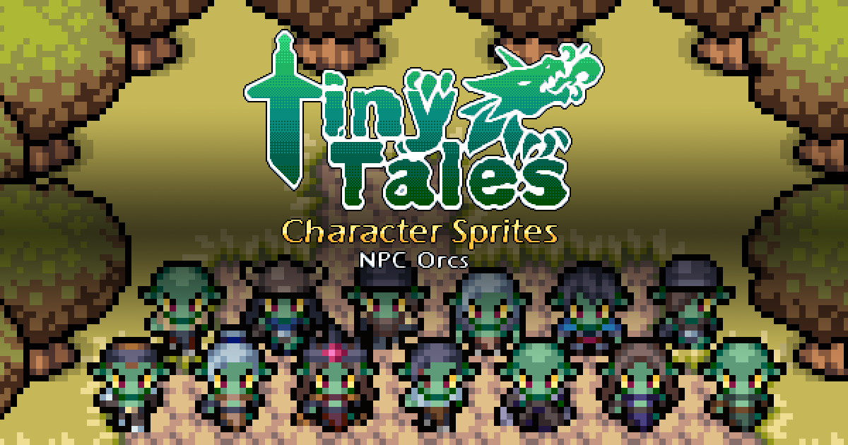 Tiny Tales: Orcs NPC Sprite Pack | 2D Characters | Unity Asset Store