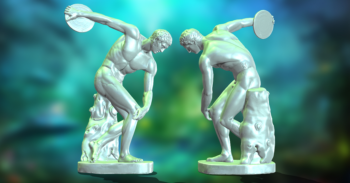 Discobolus Statue | 3D Props | Unity Asset Store