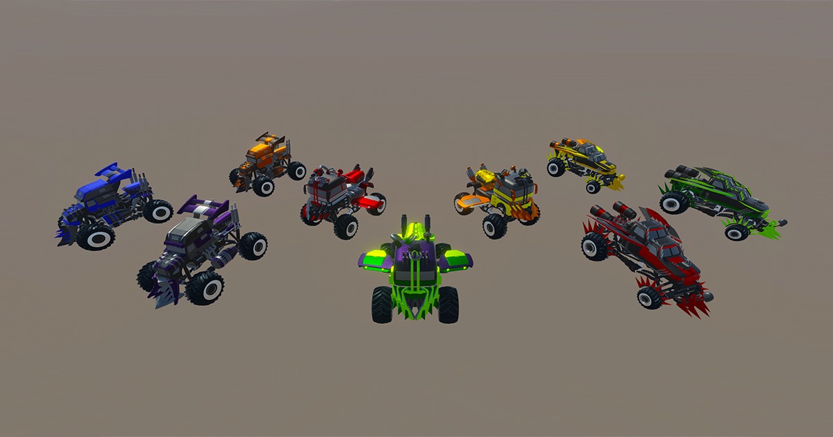 Battle Cars Pack 3 - Animated | 3D Vehicles | Unity Asset Store