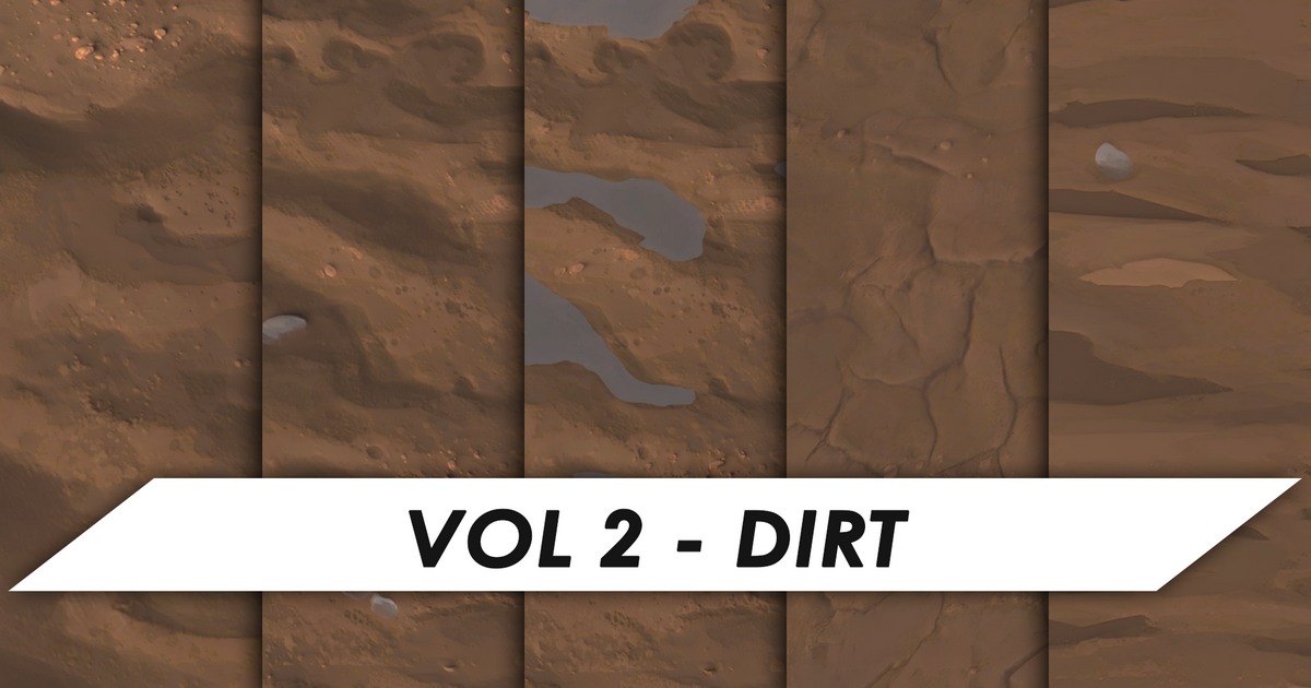 Stylized Textures - Vol 2 - Dirt | 2D Textures & Materials | Unity ...