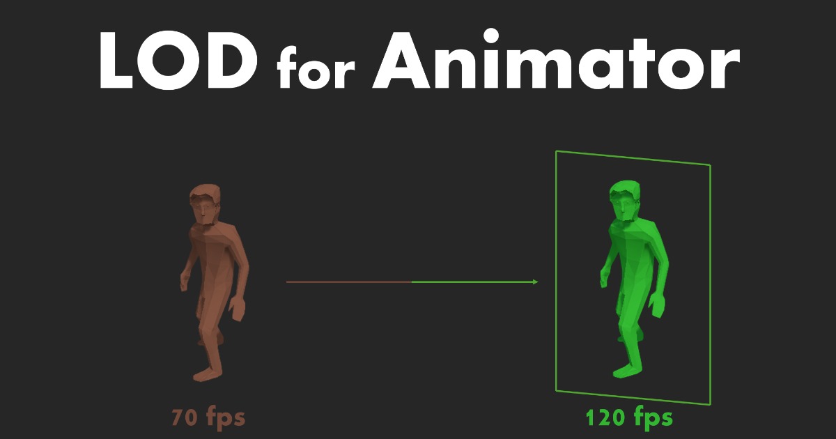 LOD for Animator - Optimize your Animators | Animation Tools | Unity Asset Store