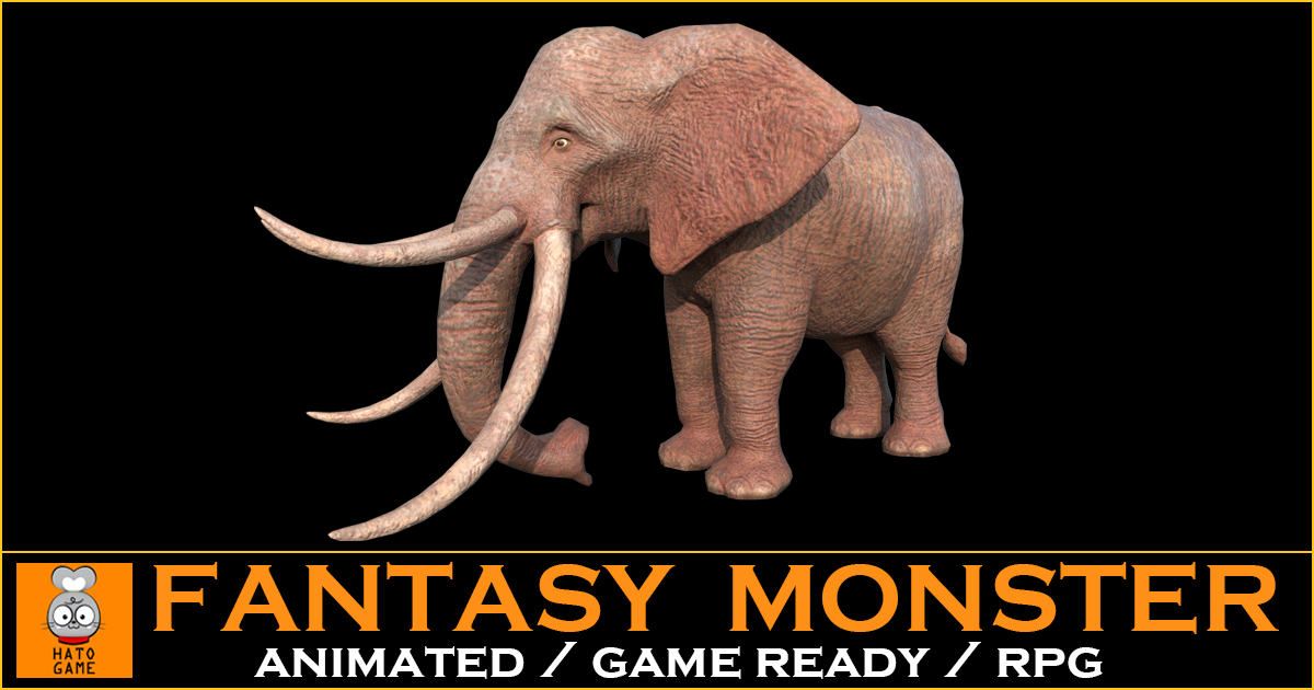 01_Elephant Creature | 3D Creatures | Unity Asset Store