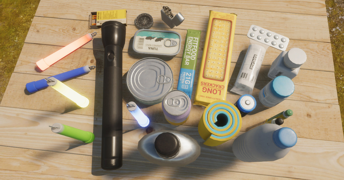 Survival Kit Pbr Hdrp 3d Props Unity Asset Store