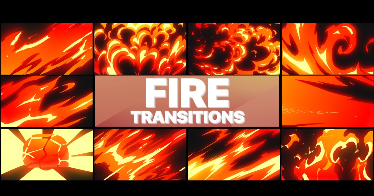 Cartoon Fire Transitions (30.01.23) | 2D Textures & Materials | Unity Asset Store