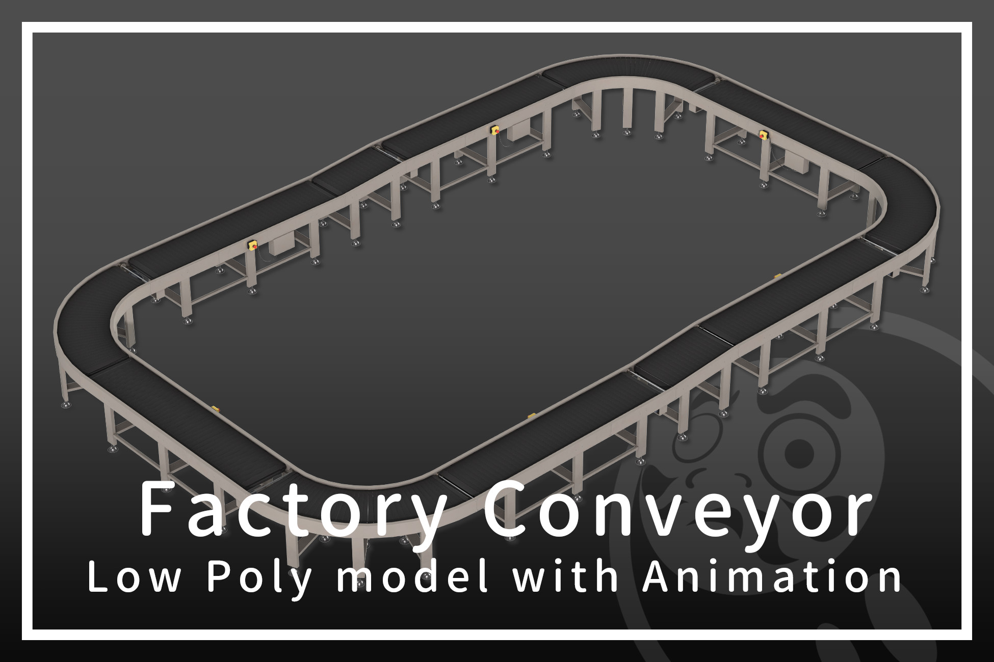 Factory Conveyor | 3D Industrial | Unity Asset Store