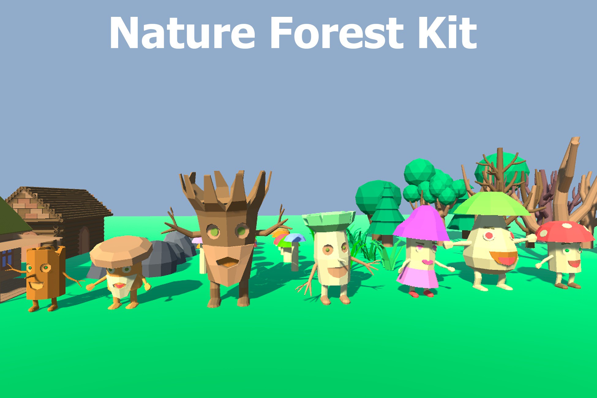 Low Poly Nature Forest Kit | 3D Landscapes | Unity Asset Store