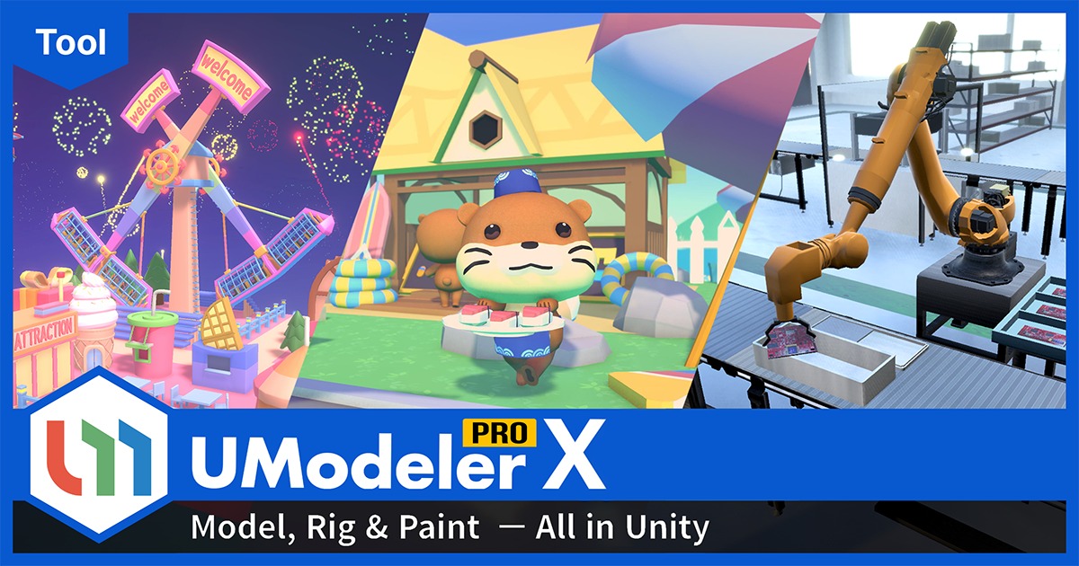 UModeler X Pro | Modeling | Unity Asset Store