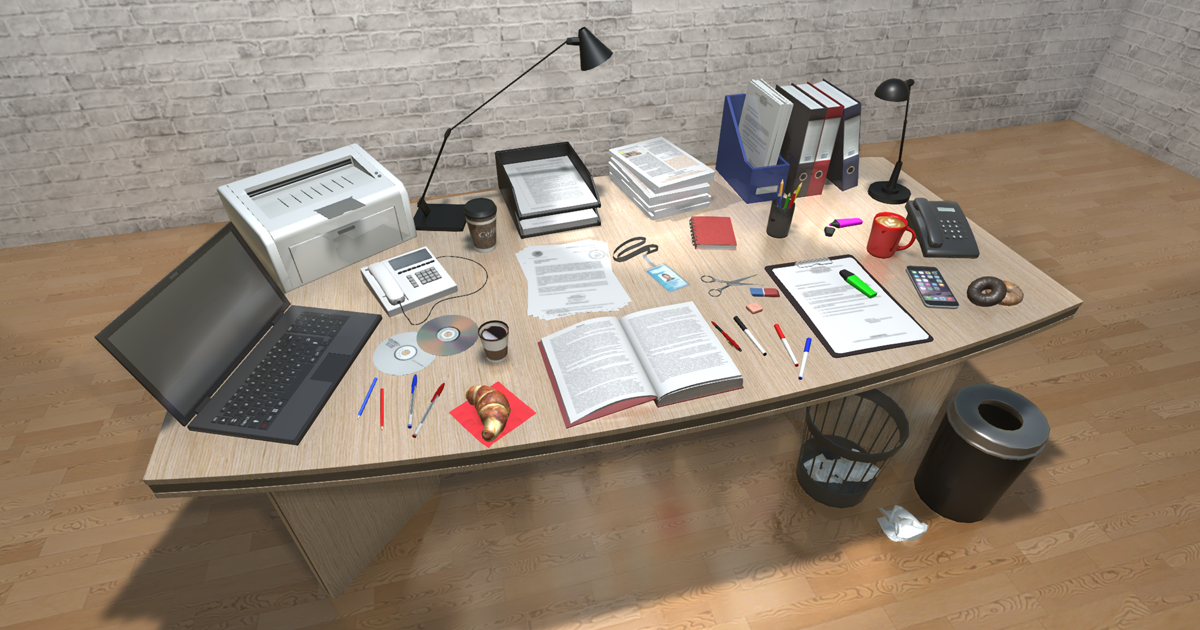 Office Props Pack | 3D Interior | Unity Asset Store