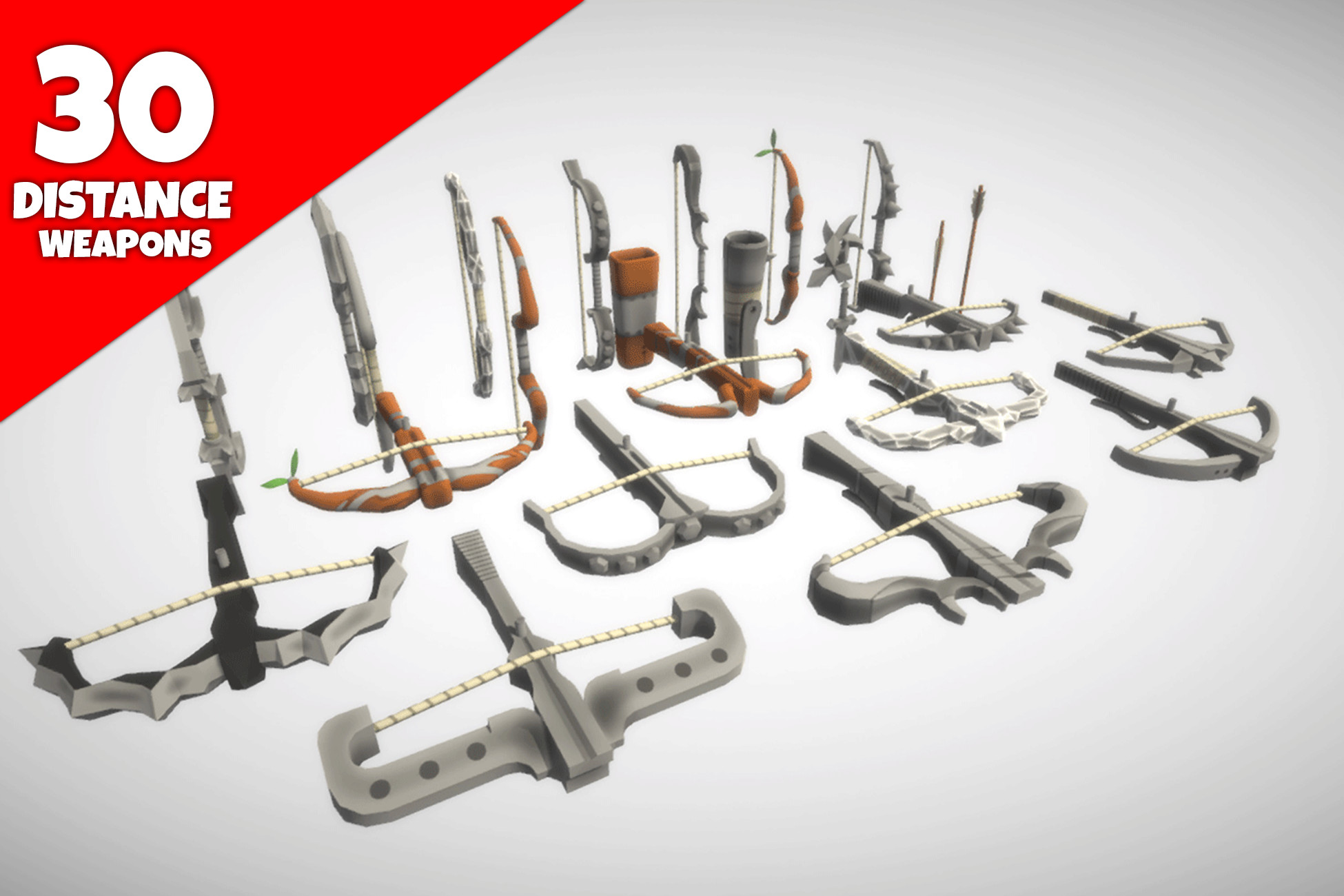 Ultimate Distance Weapons Pack | 3D 무기 | Unity Asset Store