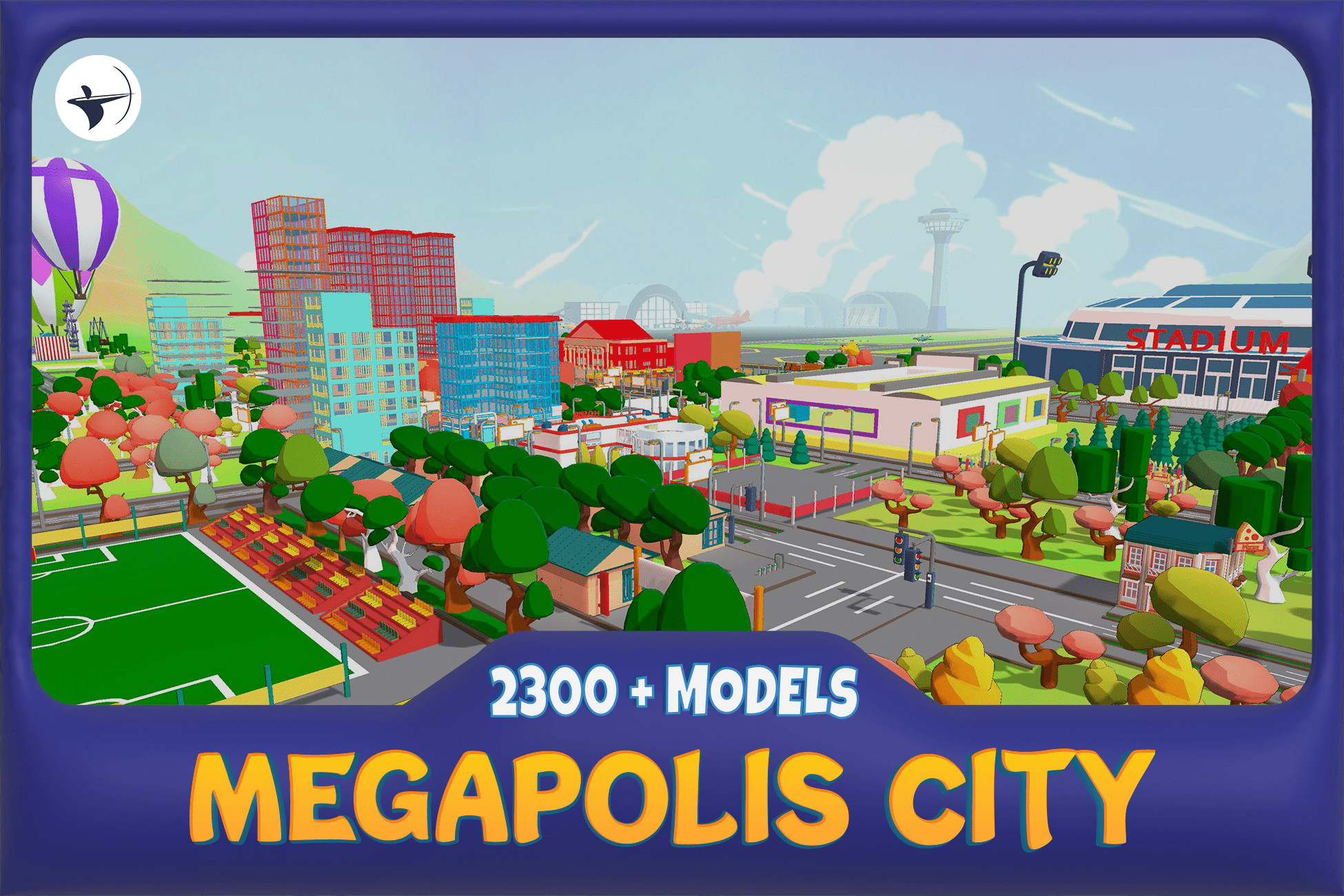 Megapolis City Bundle | 3D Urban | Unity Asset Store