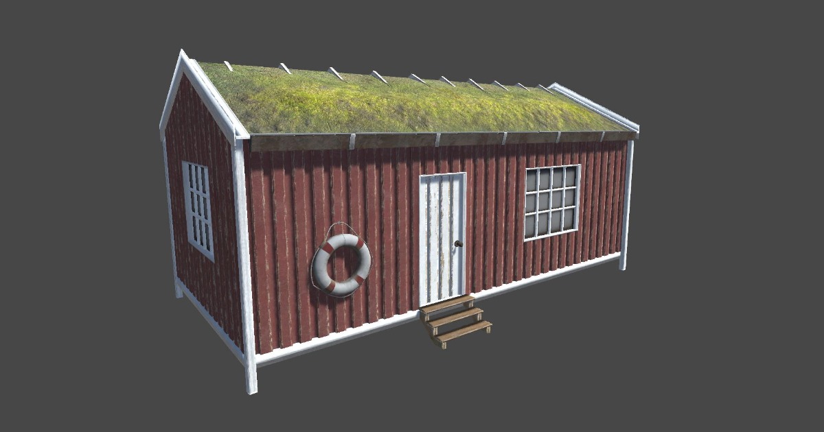 Norwegian Hut | 3D Exterior | Unity Asset Store