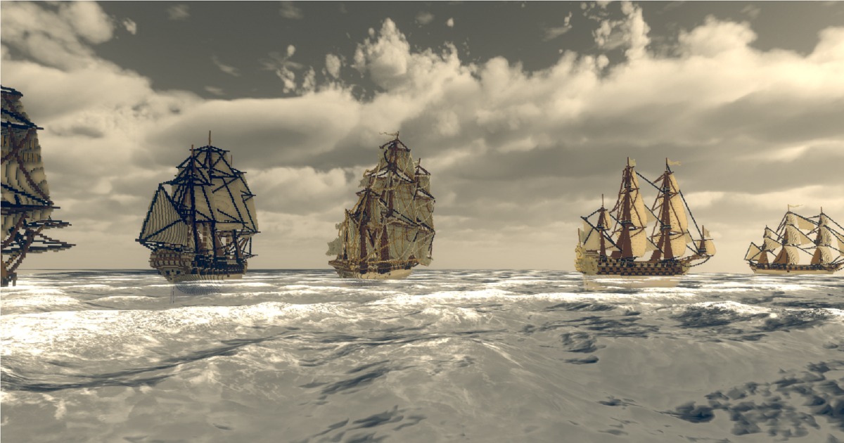 3D Voxel Models Collection - Ships | 3D Sea | Unity Asset Store