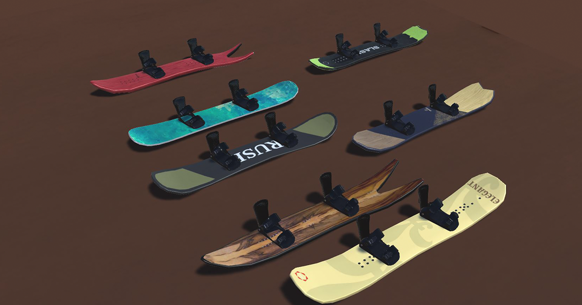 Snow Board Models | 3D Props | Unity Asset Store