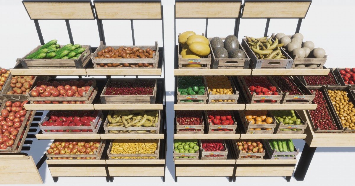 Fruits and Props | 3D Props | Unity Asset Store