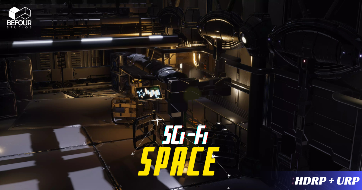 Sci-Fi Space Modular Environment | 3D Sci-Fi | Unity Asset Store