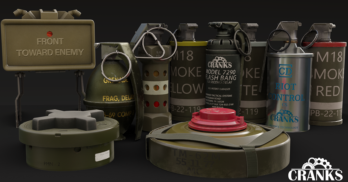 Tactical Explosive Pack | 3D Props | Unity Asset Store