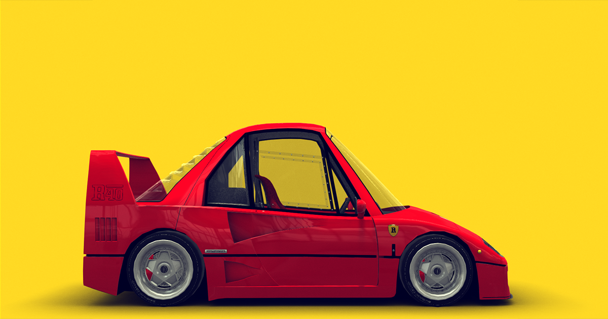 Cartoon Legendary Car | 3D Land | Unity Asset Store