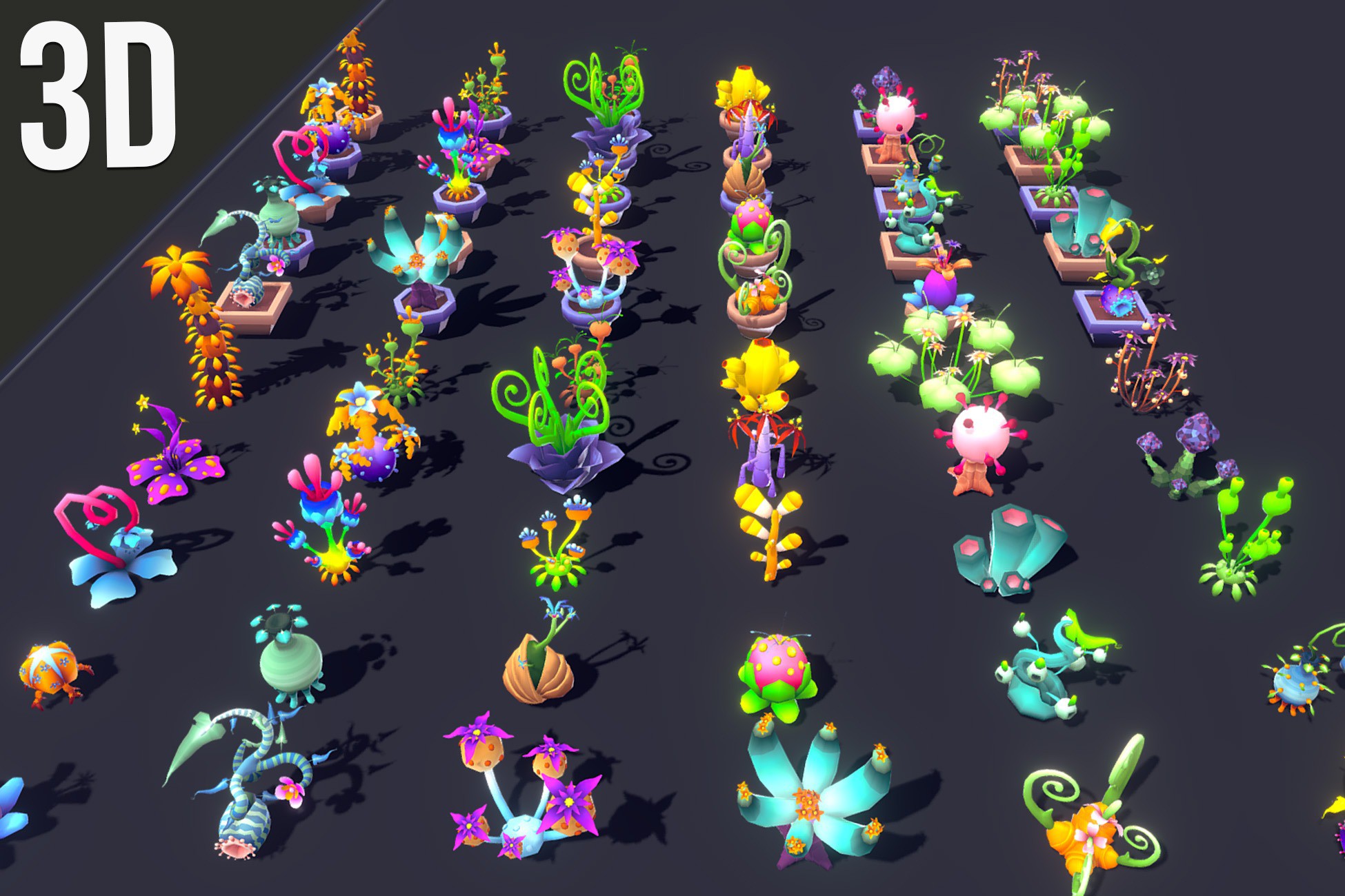 Stylize Plants and Flowers Pack | 3D Flowers | Unity Asset Store