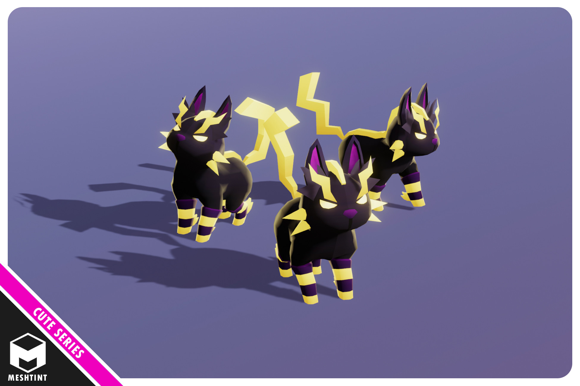 Cat Lightning Cute Series | 角色 | Unity Asset Store