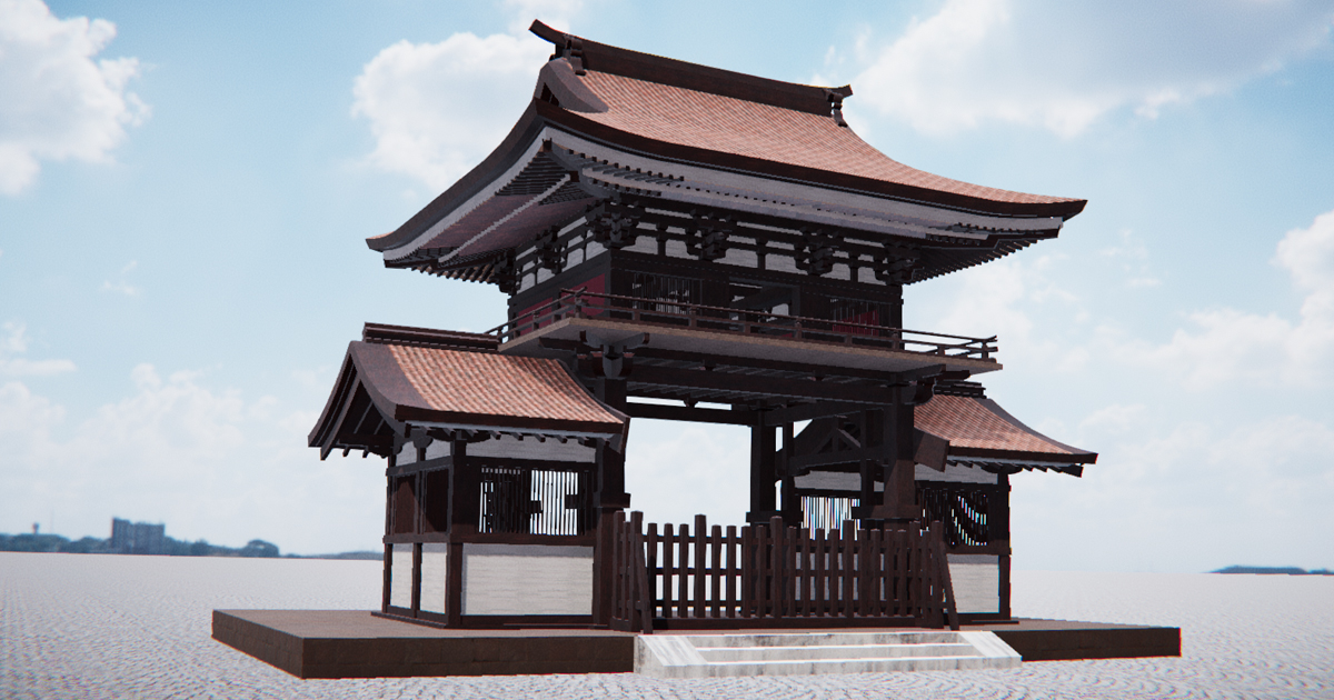 Asian Gate | 3D Historic | Unity Asset Store