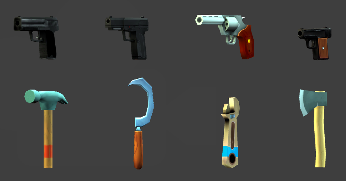 Cartoon Weapons | 3D Weapons | Unity Asset Store
