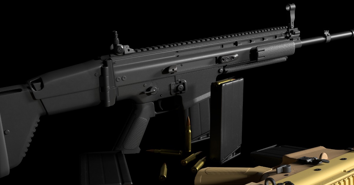 Scorpion HHS Assault Rifle | 3D Guns | Unity Asset Store