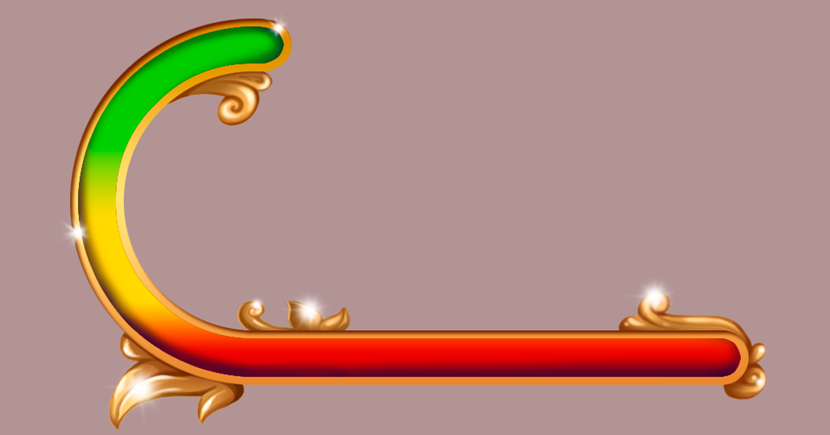 Gold health bar | 2D Icons | Unity Asset Store