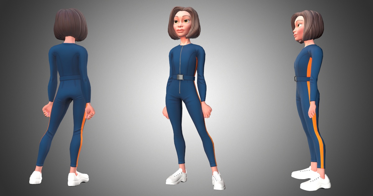 Sports Woman | Characters | Unity Asset Store