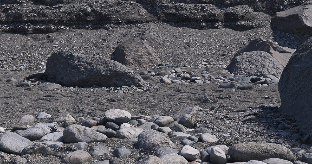 Rocky beach set.1 | 3D Exterior | Unity Asset Store