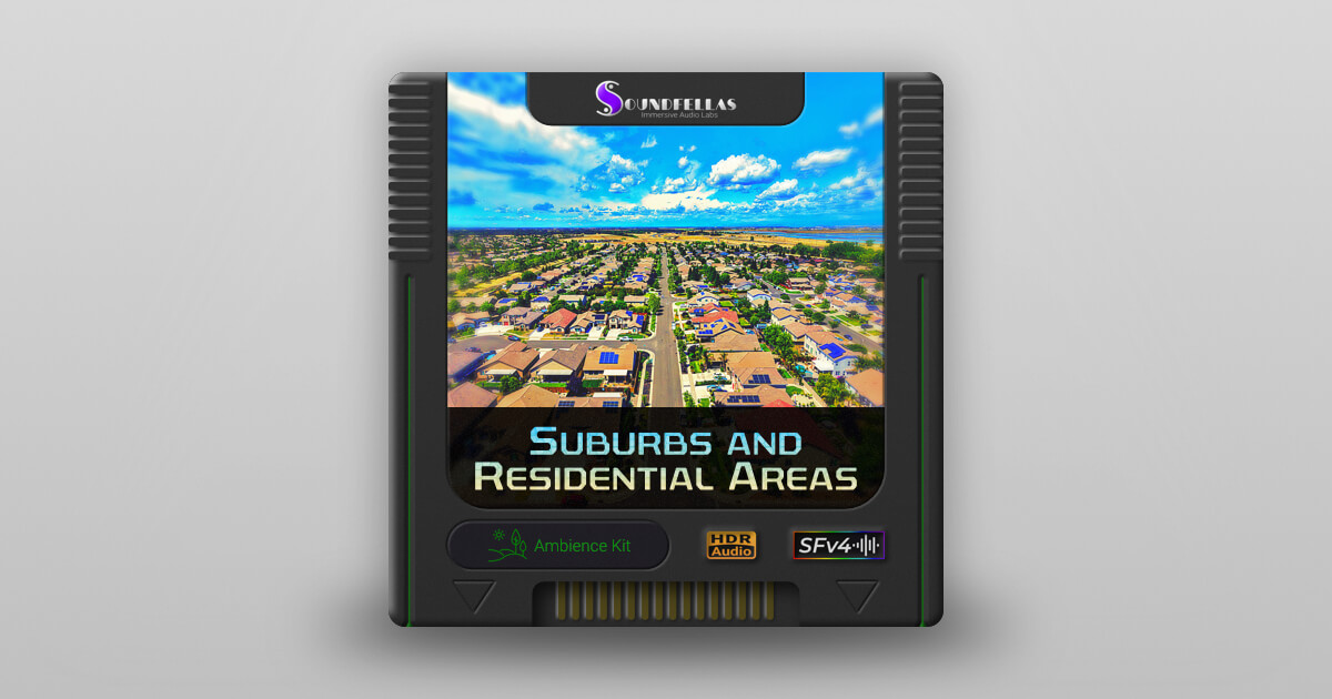 Suburbs and Residential Areas Ambience Kit | Audio Ambient | Unity ...