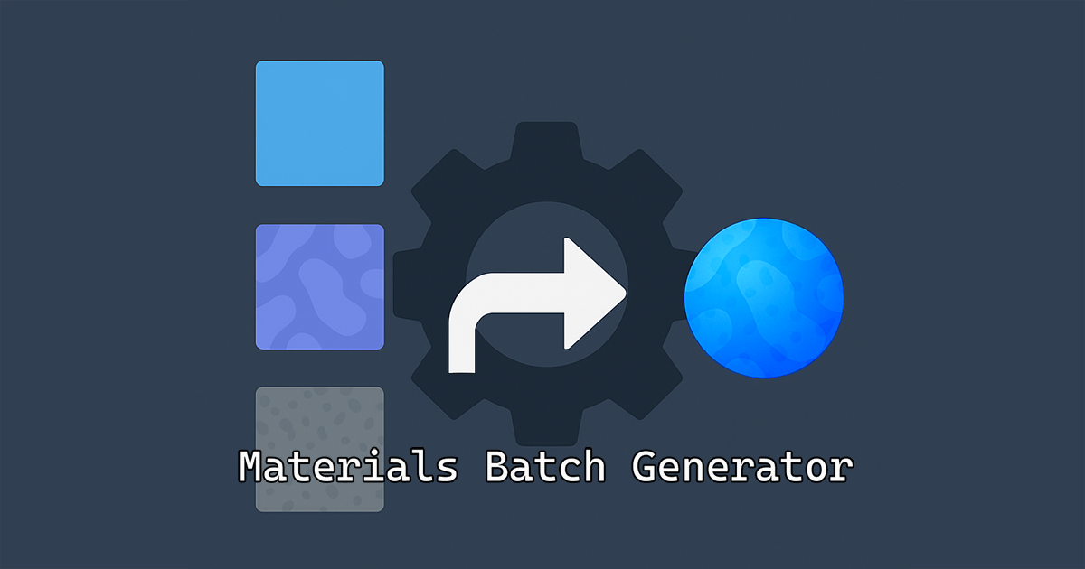 Material Wizard - Materials Batch Generator | Utilities Tools | Unity Asset Store