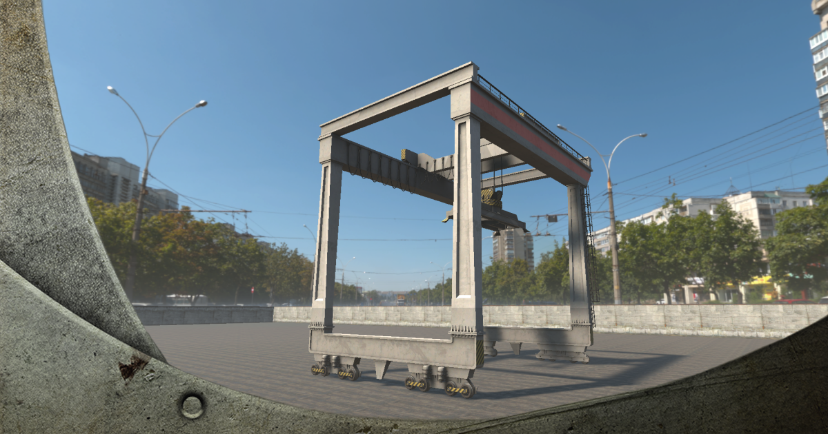 Container crane | 3D Props | Unity Asset Store