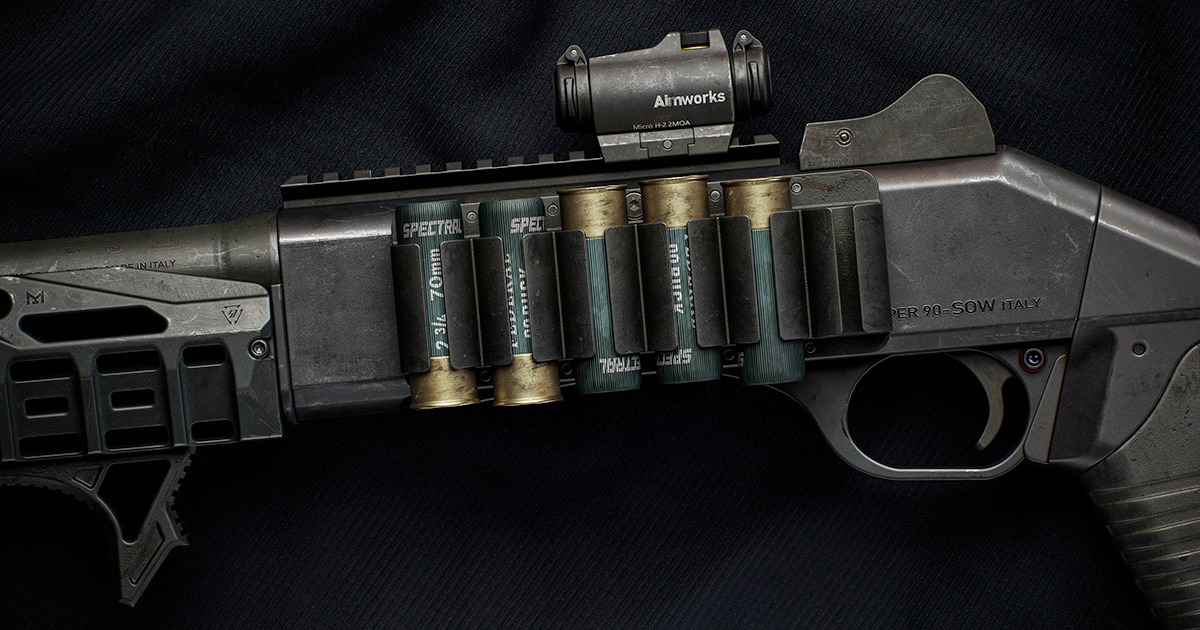 SOW M4-Super90 Shotgun - Models and Textures | 3D Guns | Unity Asset Store